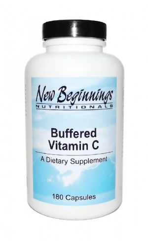 Buffered Vitamin C (180 caps) - Vitamins - New Beginnings Nutritionals